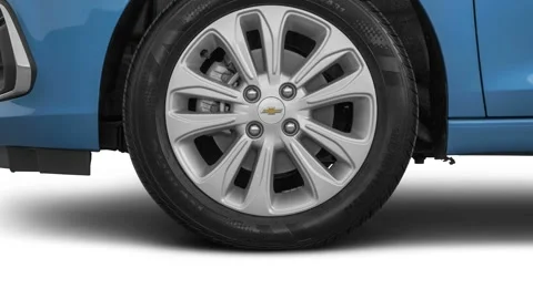 Car wheel close up side view Splash Meta... | Stock Video | Pond5