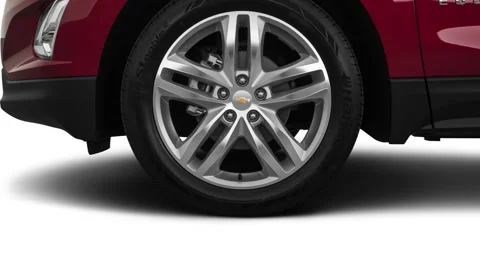 Car wheel close up side view Cajun Red T... | Stock Video | Pond5