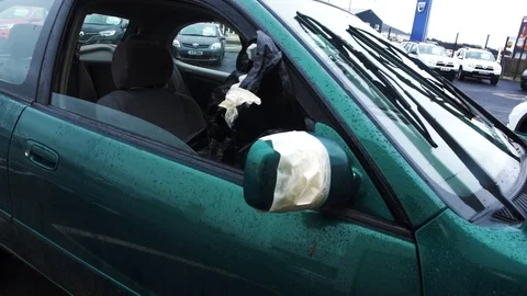 Car Window Smash Stock Footage ~ Royalty Free Stock Videos | Pond5
