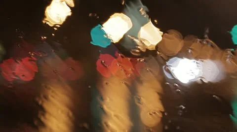 Car Window Night Stock Video Footage | Royalty Free Car Window Night ...