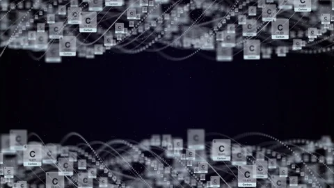 CARBON MOLECULE, Animation, Rendering, B... | Stock Video | Pond5