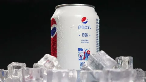 carbonated Pepsi drink in different pack... | Stock Video | Pond5