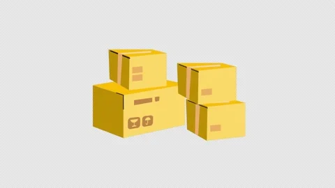 Cardboard Box Animation Stock Video Footage | Royalty Free Cardboard ...