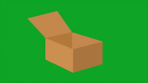 Cardboard Box Animation Stock Video Footage | Royalty Free Cardboard Box Animation Videos | Pond5