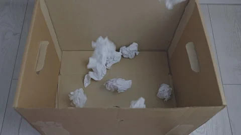 Crumpled Box Stock Video Footage | Royalty Free Crumpled Box Videos | Pond5