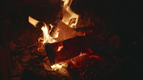 Cardboard Burning Stock Video Footage | Royalty Free Cardboard Burning ...