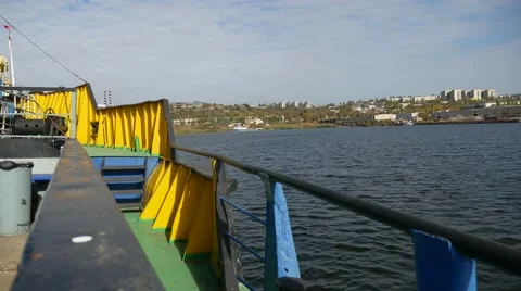 cargo cranes Bay sea barge boat bridge a... | Stock Video | Pond5