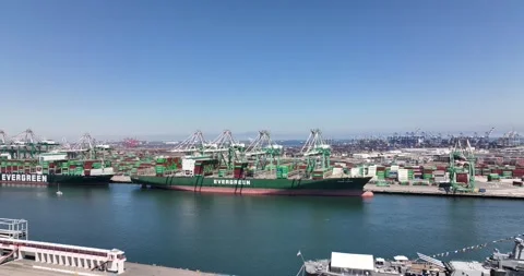 Cargo delivery containers. Cargo ship. S... | Stock Video | Pond5