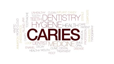 Caries animated word cloud, text design ... | Stock Video | Pond5