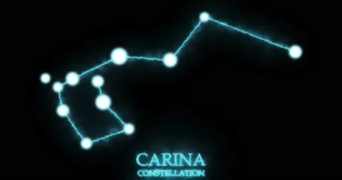 Carina constellation. Light rays, laser ... | Stock Video | Pond5