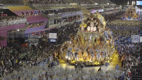 Brazil Float Parade Stock Footage ~ Royalty Free Stock Videos | Pond5