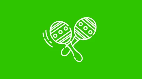 Carnival icons pack green screen backgro... | Stock Video | Pond5