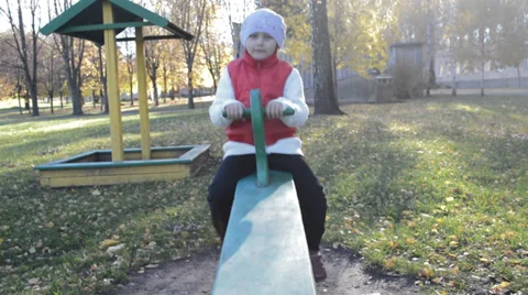 carousel in the playground, shooting vid... | Stock Video | Pond5