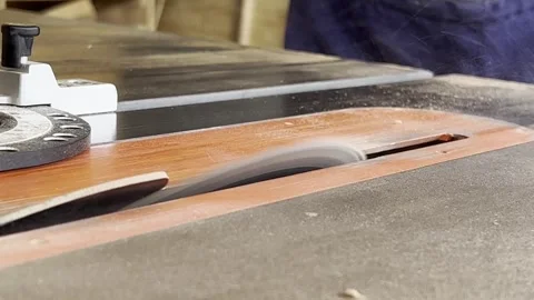 Carpenter make bevel cuts 45 degree angl... | Stock Video | Pond5
