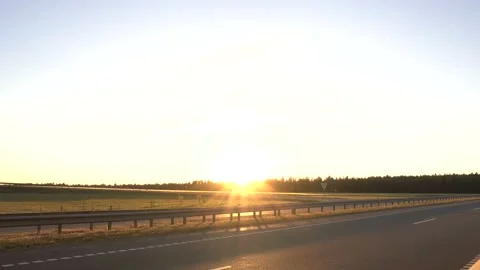 Highway Driving Backdrop Background Stock Footage ~ Royalty Free Stock ...