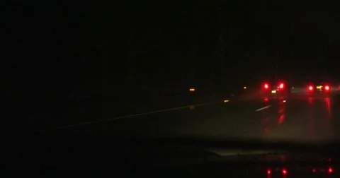 Night Driving Rain Stock Videos – Royalty-Free HD & 4K Videos