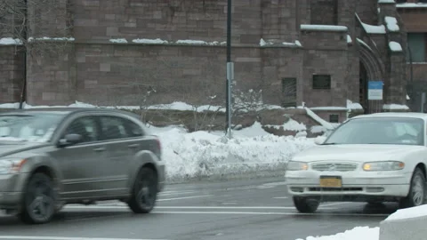 Cars Driving Through Intersection Stock Video Footage | Royalty Free ...