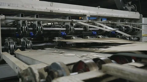 Making Corrugate Stock Footage ~ Royalty Free Stock Videos | Pond5