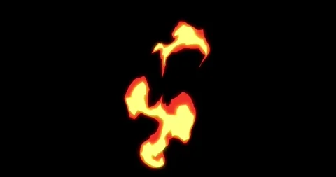 Cartoon 4k fire and explosion animation ... | Stock Video | Pond5