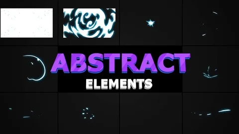 After Effects: Cartoon Abstract Shapes | After Effects #125569954