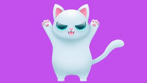 Cat Loop Animation Stock Footage ~ Royalty Free Stock Videos | Pond5