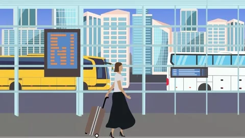 Bus Animation Stock Videos – Royalty-Free HD & 4K Videos