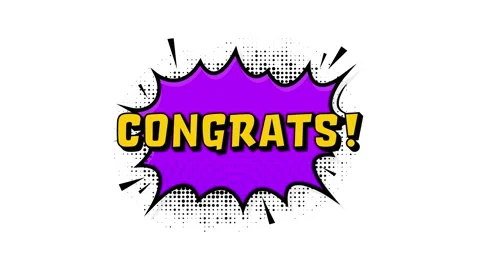 Cartoon Congrats Stock Videos – Royalty-Free HD & 4K Videos