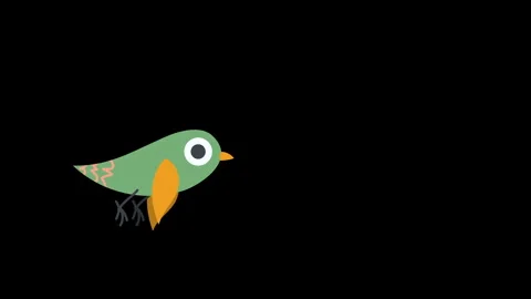 Bird Flying Animation Stock Footage ~ Royalty Free Stock Videos | Pond5