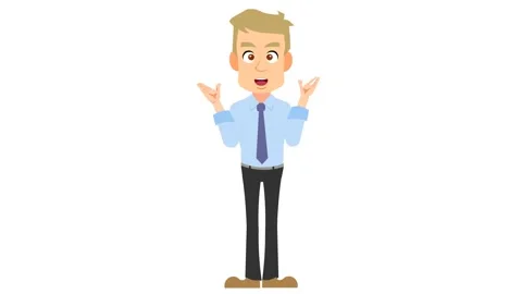 Cartoon boy clapping background and 2d a... | Stock Video | Pond5
