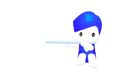 Cartoon boy Playing the Flute 2d animati... | Stock Video | Pond5