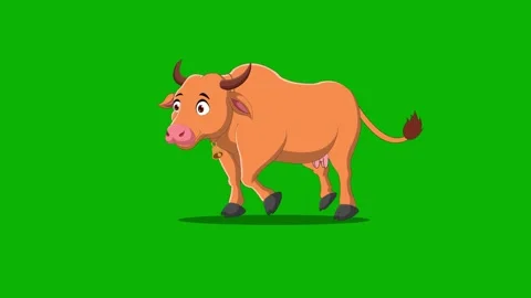 Cartoon Kawaii Cow Stock Videos – Royalty-Free HD & 4K Videos