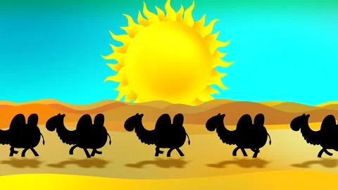 Cartoon Camels Stock Videos – Royalty-Free HD & 4K Videos | Pond5