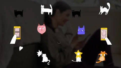 Cartoon Cats Animations | After Effects ~ After Effects #160216685