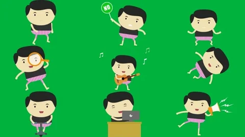 Cartoon Holding Sign Stock Videos – Royalty-Free HD & 4K Videos | Pond5