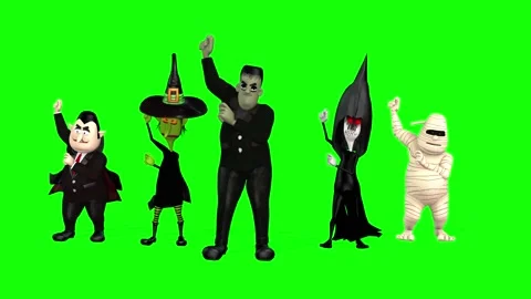 Cartoon Characters Dance the Carlton tog... | Stock Video | Pond5