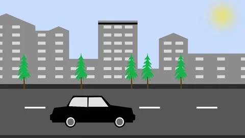 Transportation Cartoon Stock Footage ~ Royalty Free Stock Videos | Pond5