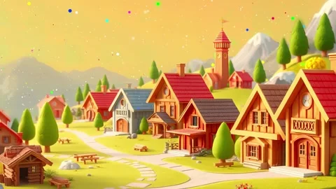 Homes Cartoon Stock Videos – Royalty-Free HD & 4K Videos | Pond5