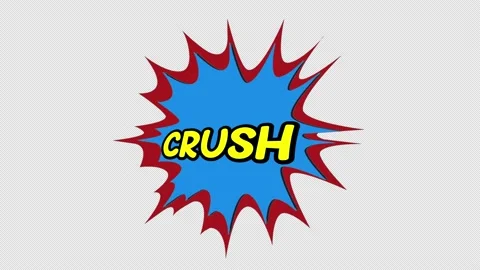 cartoon crush Comic Bubble speech loop A... | Stock Video | Pond5