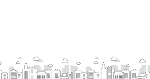 cartoon cute urban urban animation backg... | Stock Video | Pond5