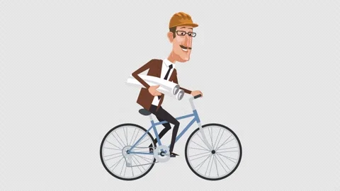 Bike Riding Cartoon Stock Videos – Royalty-Free HD & 4K Videos | Page 3
