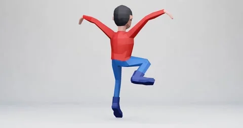 cartoon dummy in kungfu crane style kara... | Stock Video | Pond5