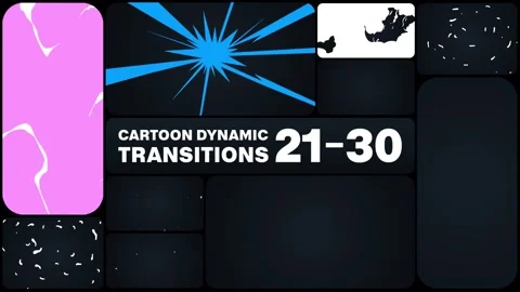 After Effects: Cartoon Dynamic Transitions for After Effects #267061021