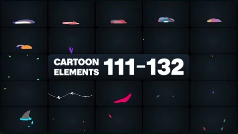 After Effects: Cartoon Elements for After Effects #252167965