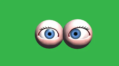 Cartoon Eyeball Popping Out