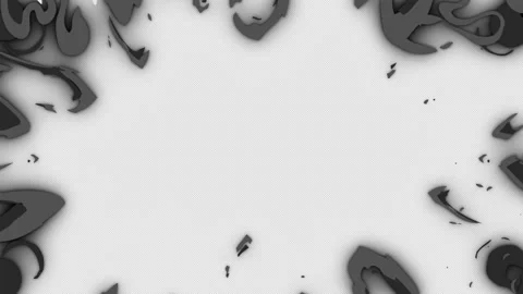 Cartoon fire gray color comic fire pop a... | Stock Video | Pond5