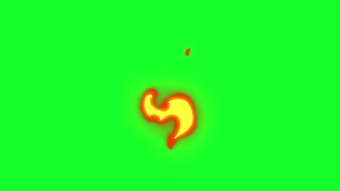 Cartoon fire loop transition animation o... | Stock Video | Pond5