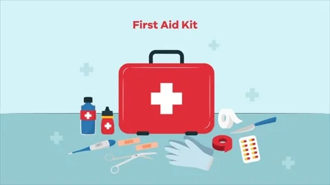 First Aid Kit Cartoon Stock Video Footage | Royalty Free First Aid Kit ...