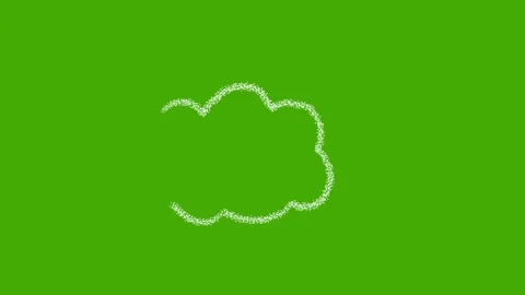 Cartoon Flash FX Elements pack on green ... | Stock Video | Pond5