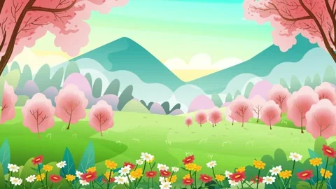 Cartoon Flower Background Stock Videos – Royalty-Free HD & 4K Videos ...