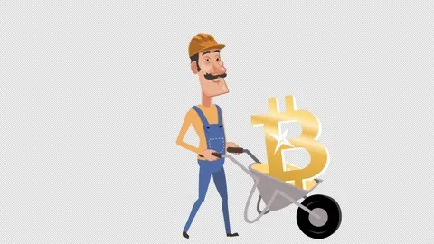 Cartoon foreman worker in helmet charact... | Stock Video | Pond5